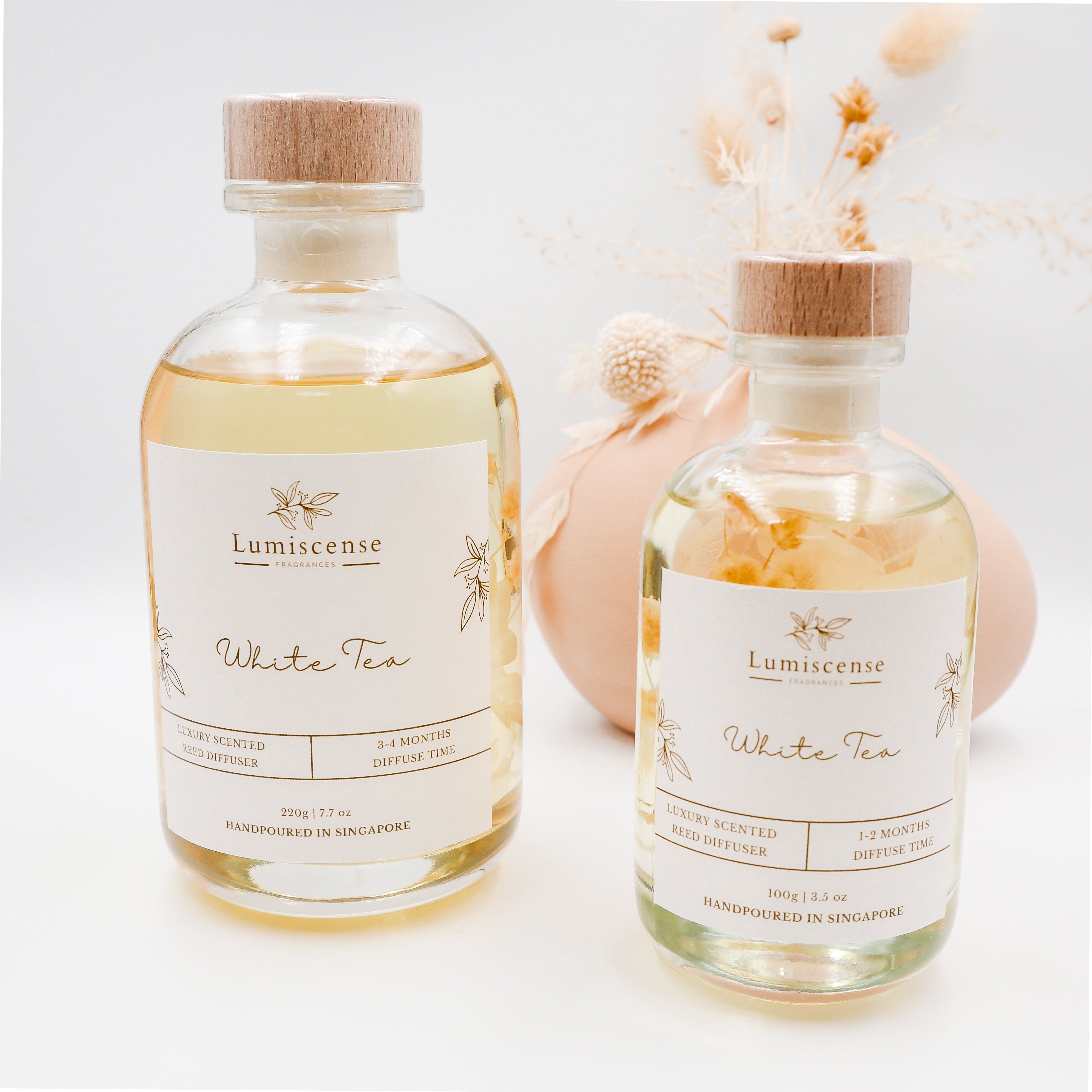 White Tea Reed Diffuser – Lumiscense